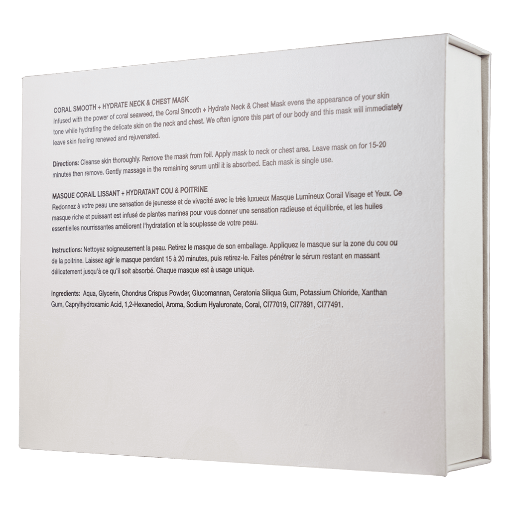 Coral Smooth Hydrate Neck & Chest Mask - Lavelier